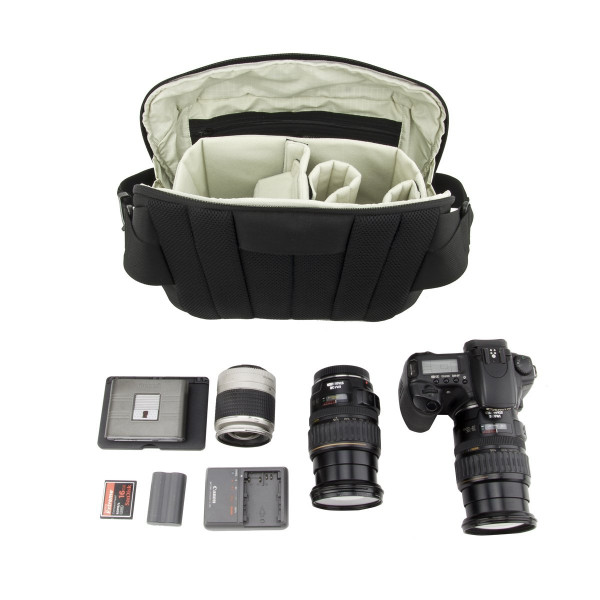 Crumpler JP5500-001 Jackpack 5500 DSLR Foto Umhängetasche schwarz/grau ...